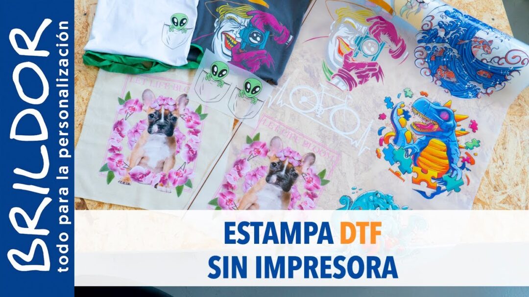 Video Thumbnail: ¡¡ESTAMPA DTF SIN IMPRESORA!! Servicio de impresión #DTF BRILDOR - Blog Brildor
