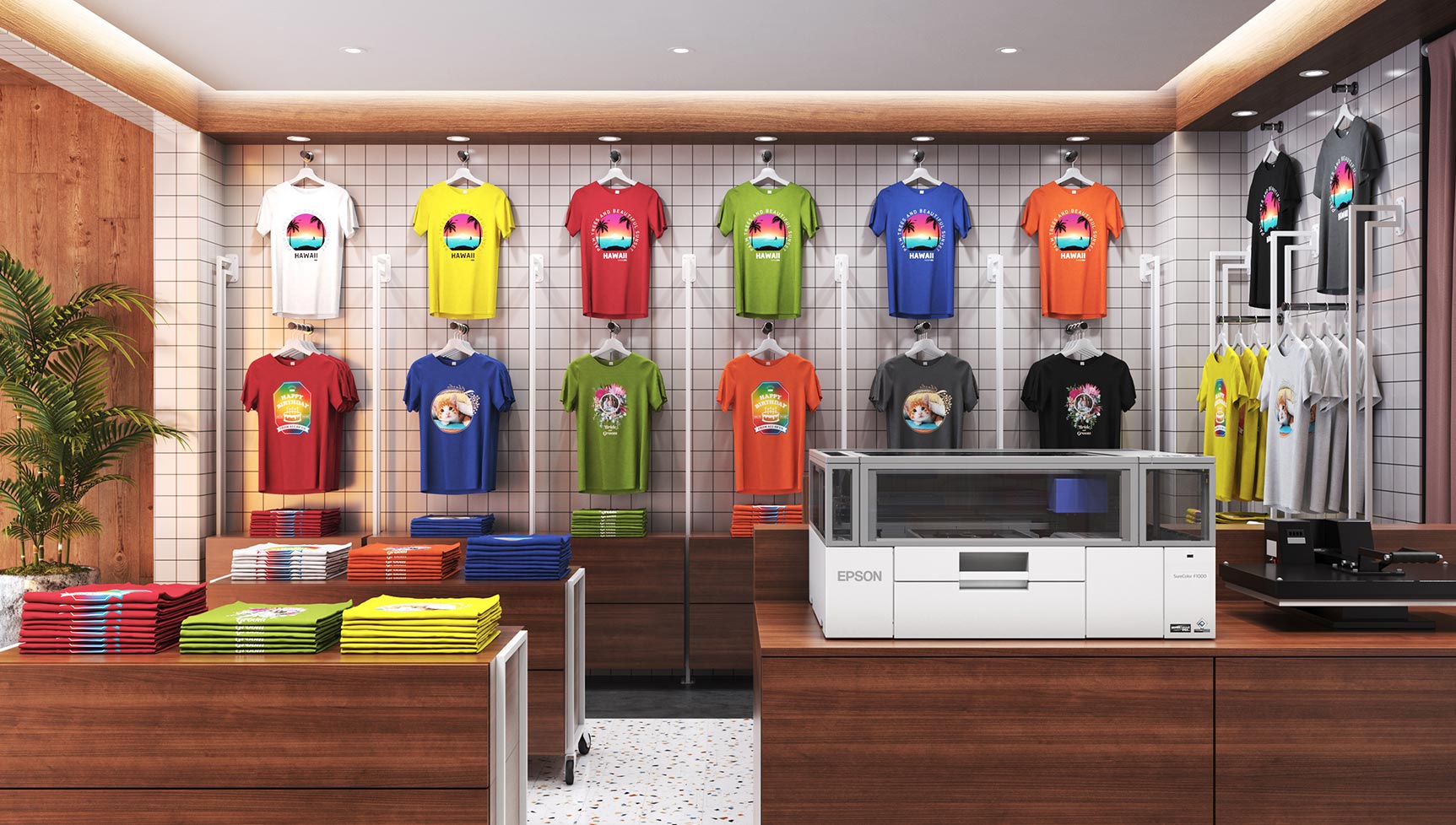 🤩 Epson SC F1000: personalización DTG y DTF para todos