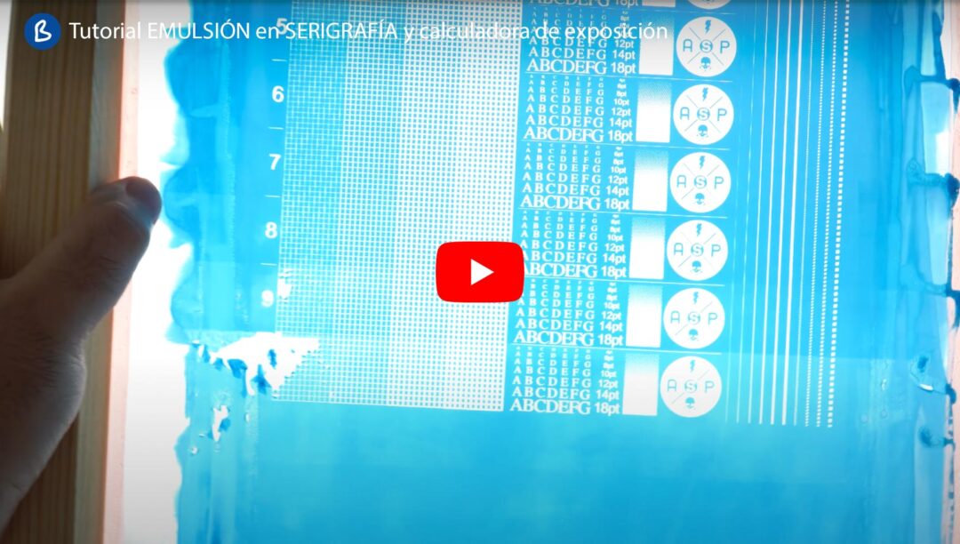 ☀️ Emulsión en serigrafía y calculadora de exposición GRATIS