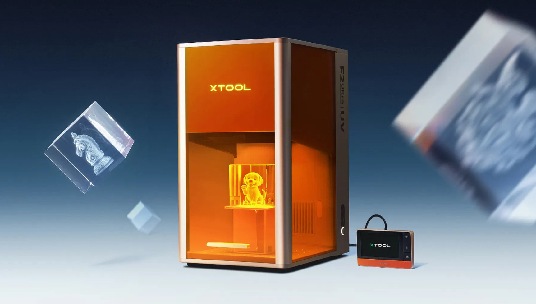 xTool F2 Ultra UV: the ideal laser for plastics and glass