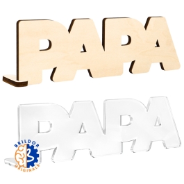 Sublimable Photo Letters PAPA 5mm | BRILDOR